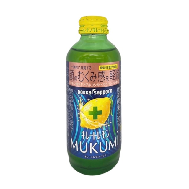 POKKA SAPPORO MUKUMI消腫檸檬氣泡飲 155ml