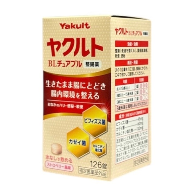 養樂多Yakult BL有益菌整腸藥 錠狀 126錠