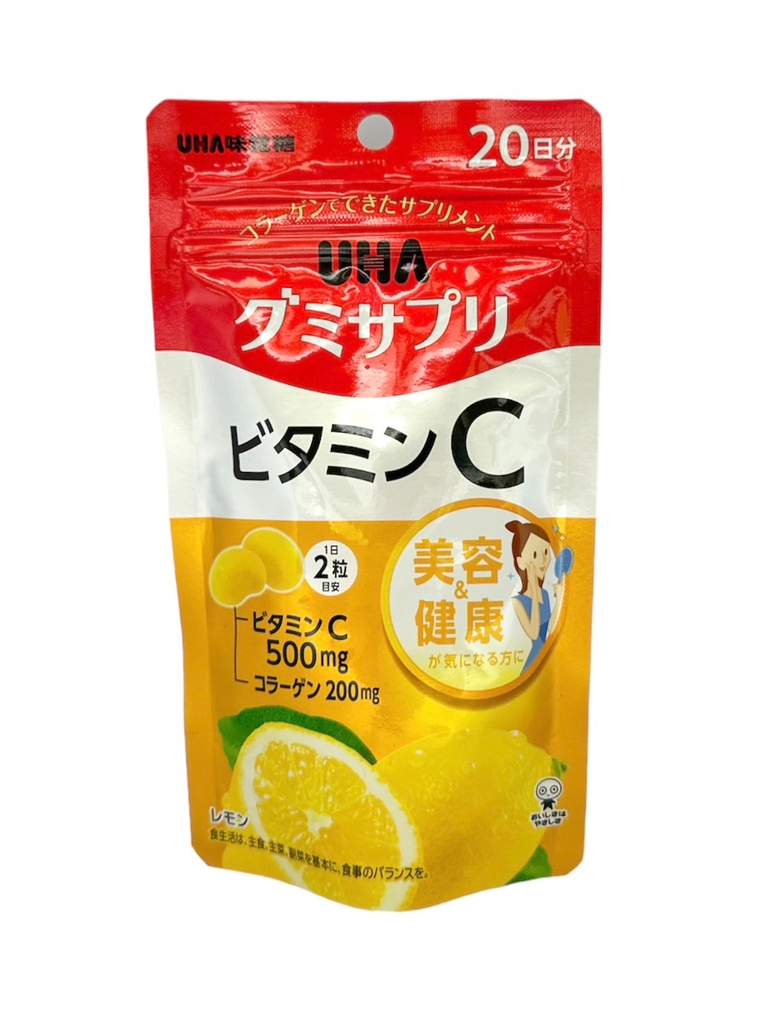 UHA味覺糖 維他命C 補給軟糖 20日分 40粒